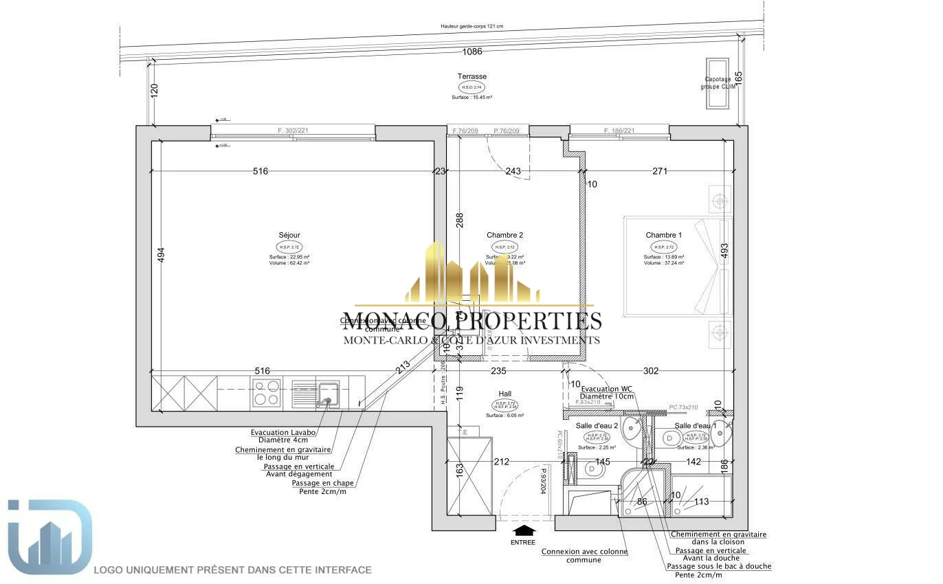 Rental Les Ligures - Apartment / 3 rooms [LMO-0620-6] | Monaco Properties